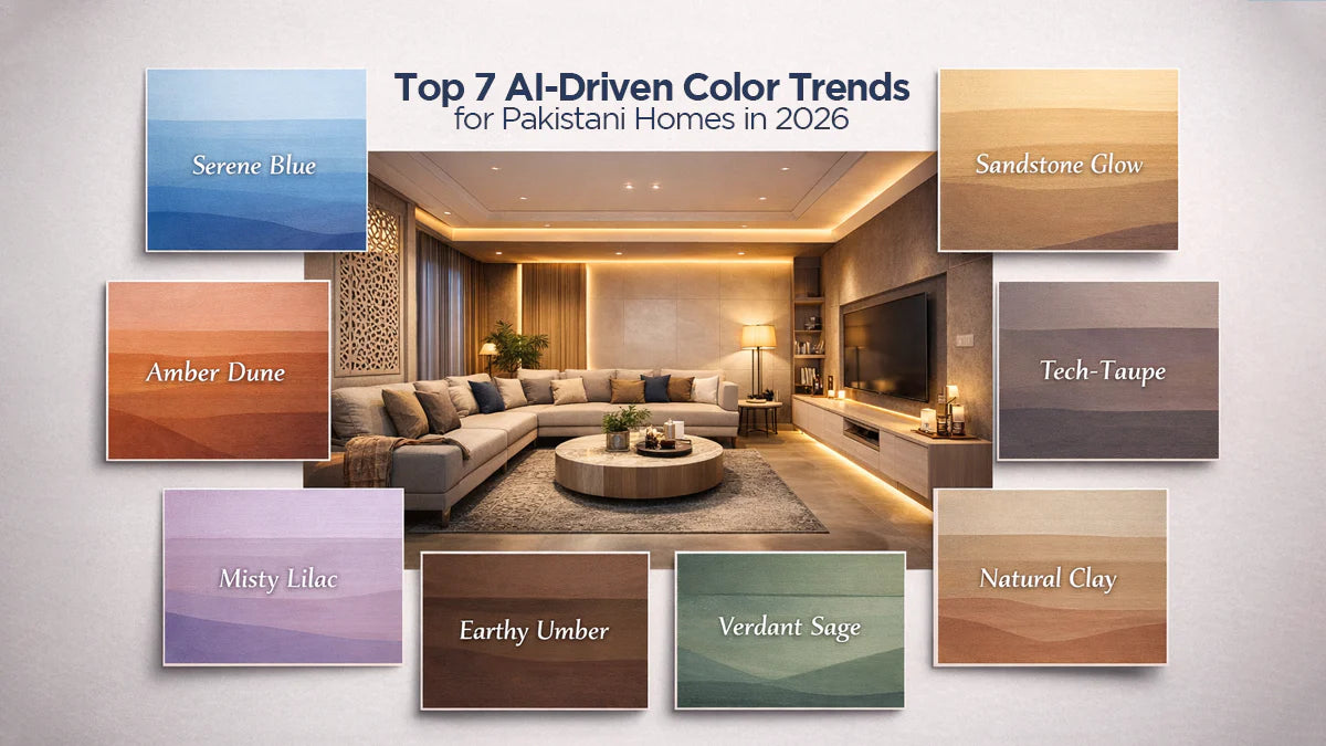 Top 7 AI-Driven Color Trends for Pakistani Homes in 2026